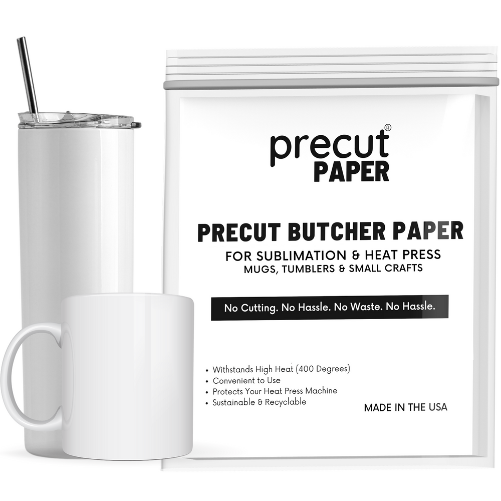 Precut Butcher Paper for Sublimation and Heat Press Crafts ...